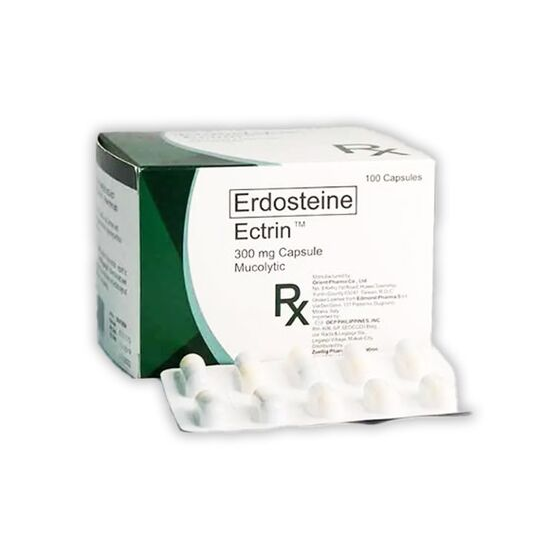 Buy Ectrin erdosteine 300mg capsule 1's online with MedsGo. Price - from